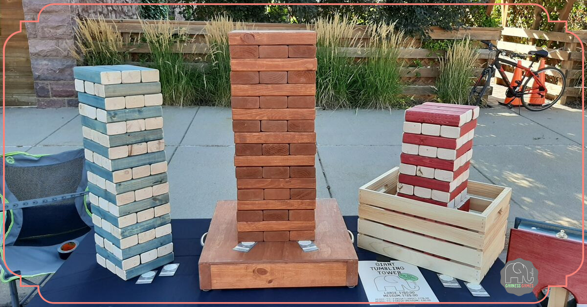 Giant Tumbling Blocks - Garness Games